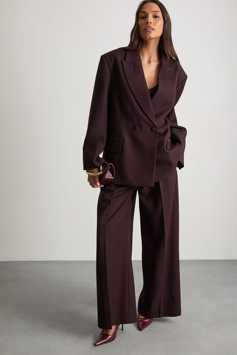 The Premium Oversized Tailored Blazer Warehouse Purple : Blazers ...