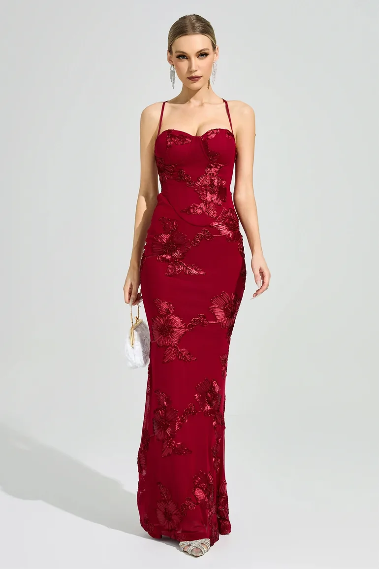 Dickinson Red Backless Bandage Dress Catchall Red : Evening Dresses ...
