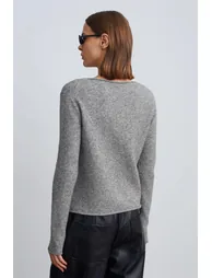Dilvin Women's Boat Neck Ribbed Knit Sweater Dilvin Grey : Sweaters ...