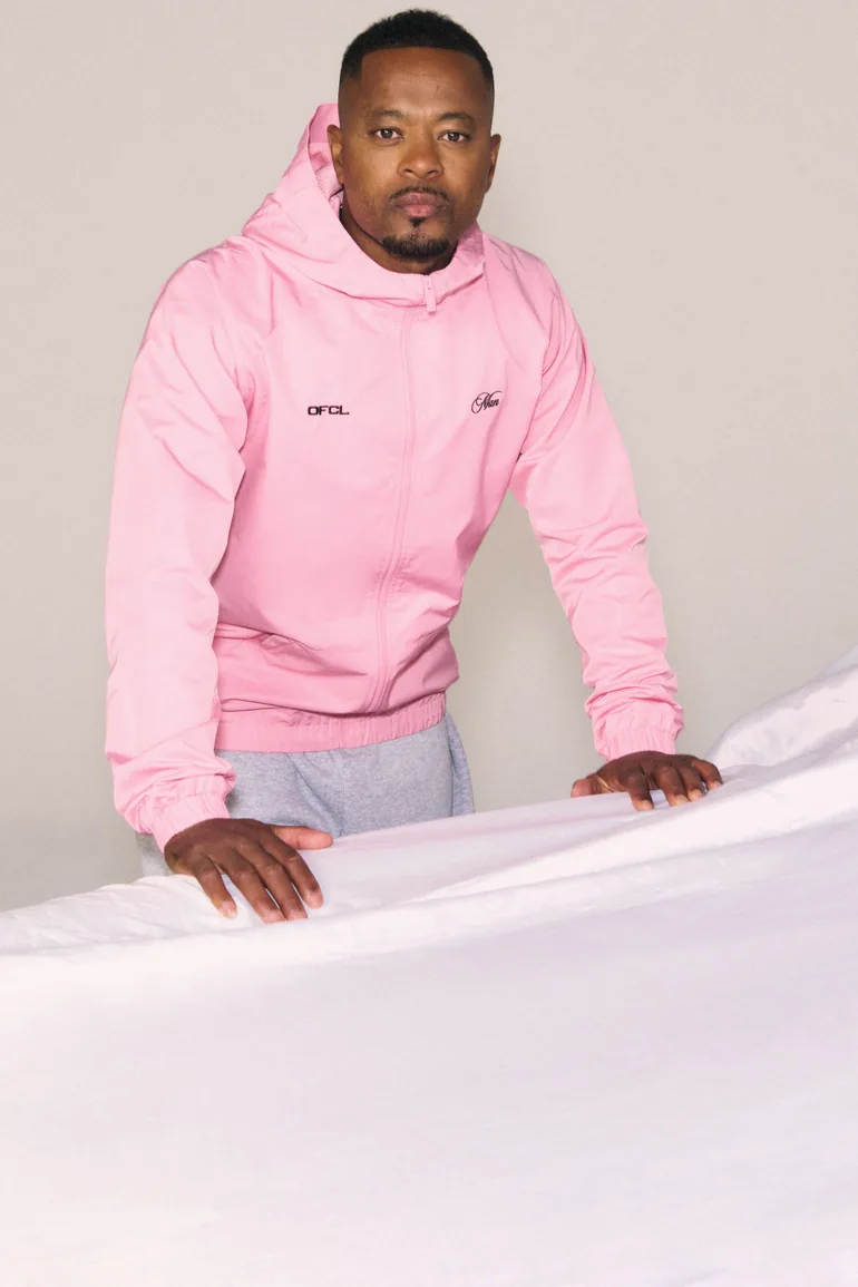 Regular Fit Man Branded Cagoule - pink BoohooMAN Pink : Outerwear ...