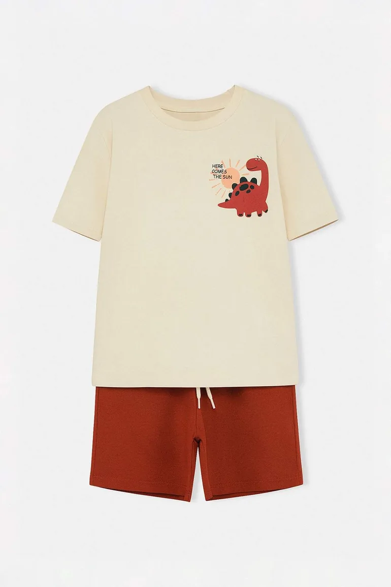 Beige Striped Knitted Top and Bottom Set Trendyol Multicolour : Outfits ...